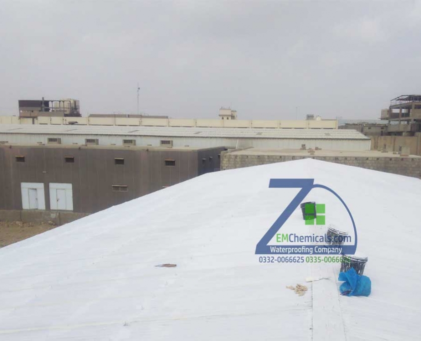 G.I. Sheets Waterproofing Zem Chemicals | Roof Heat and Waterproofing ...